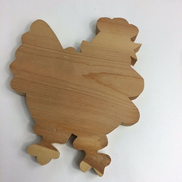 Handmade | Accents | Chicken Hen Wood Craft Wooden Display Crafting ...
